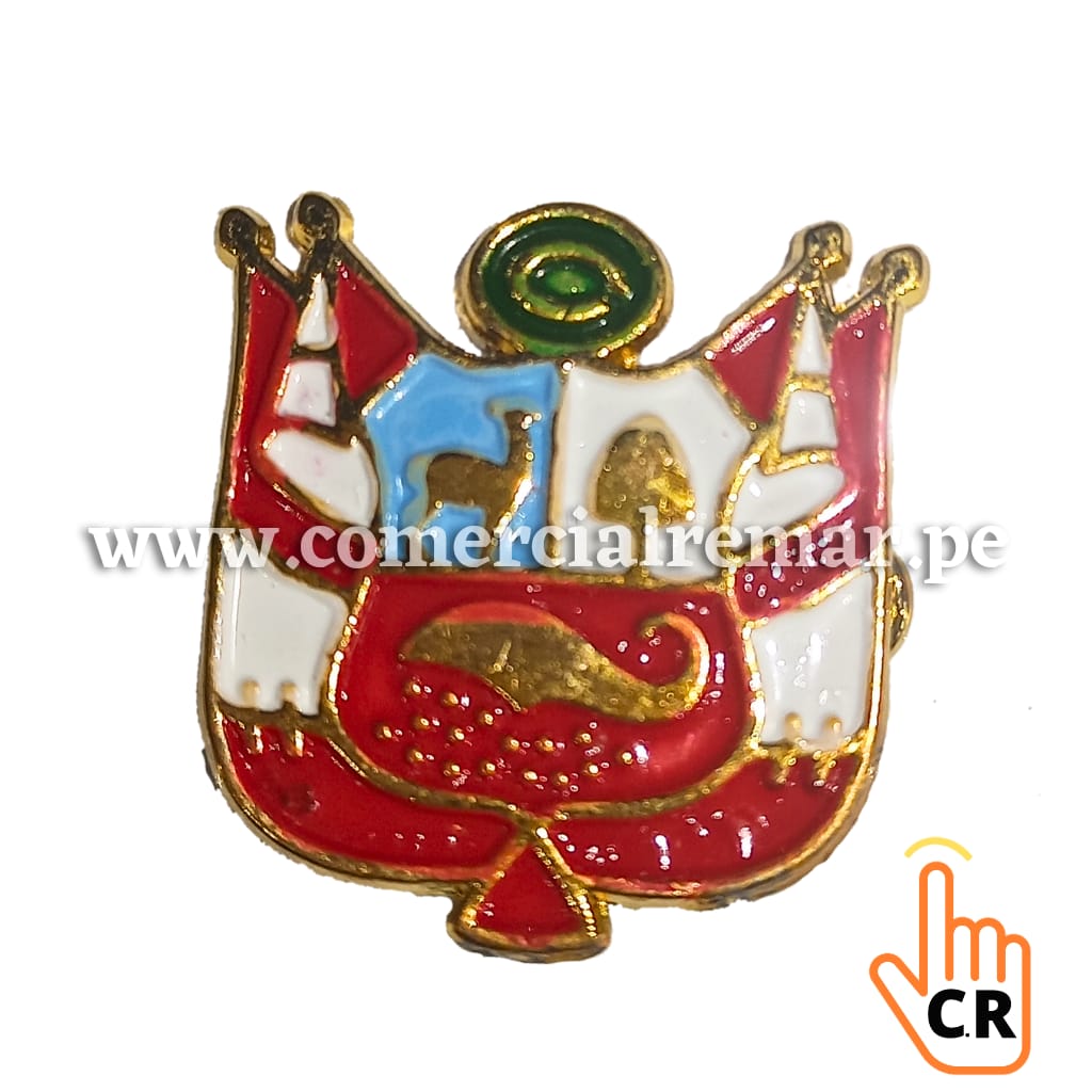 Escudo de Guerra de Perú Metálico para Pecho con Imperdible – Comercial ...