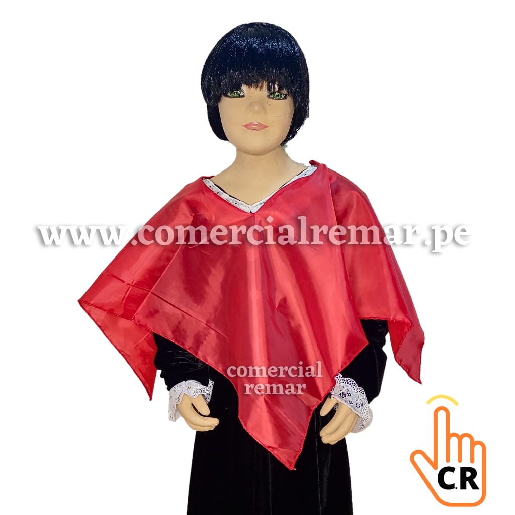 Ponchos Rojos para Escolta Desfile Fiestas Patrias (PACK 3 UNIDADES ...